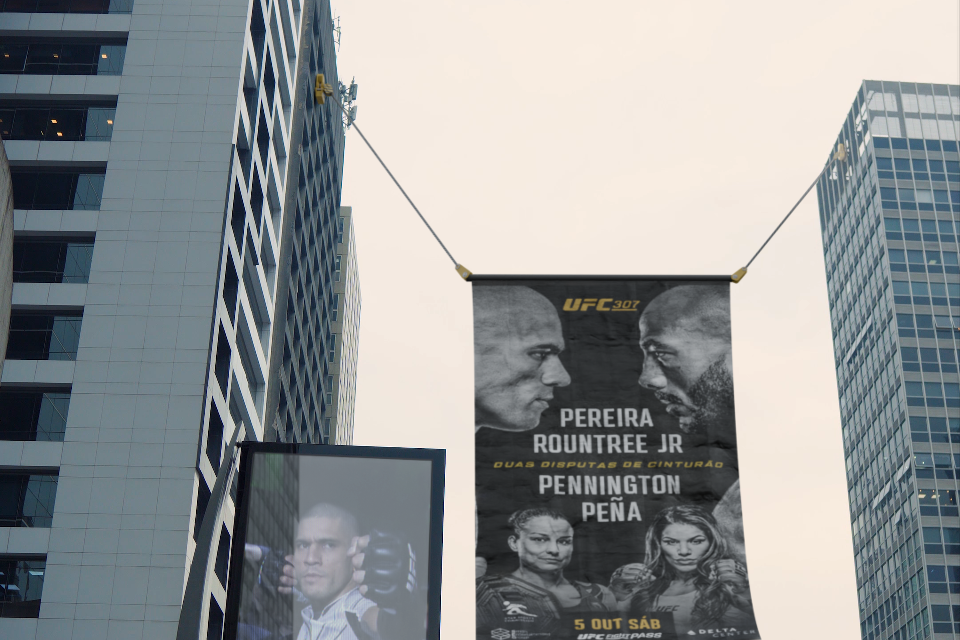 UFC invade a Paulista com pôster gigante e virtual para promover o UFC ...