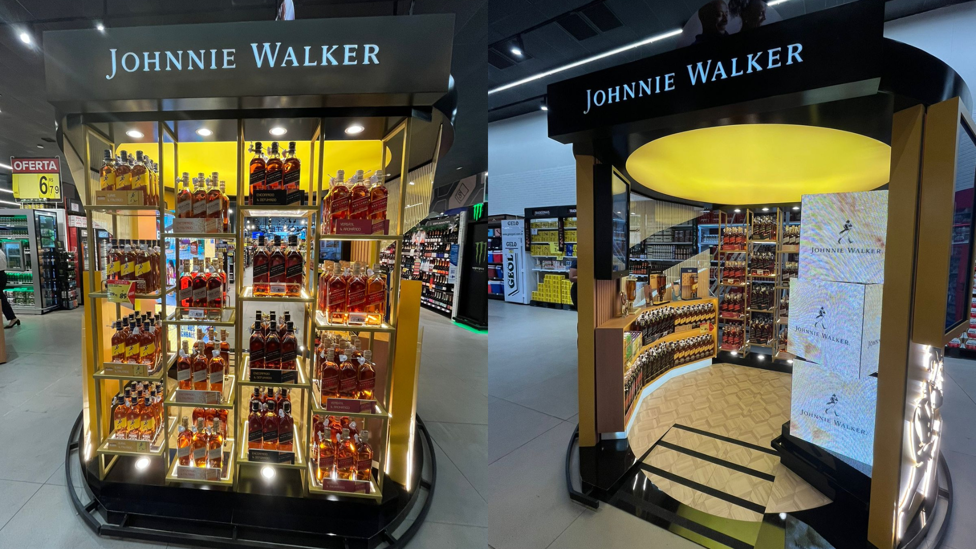 Johnnie Walker e Score criam loja em formato de copo no Carrefour ...