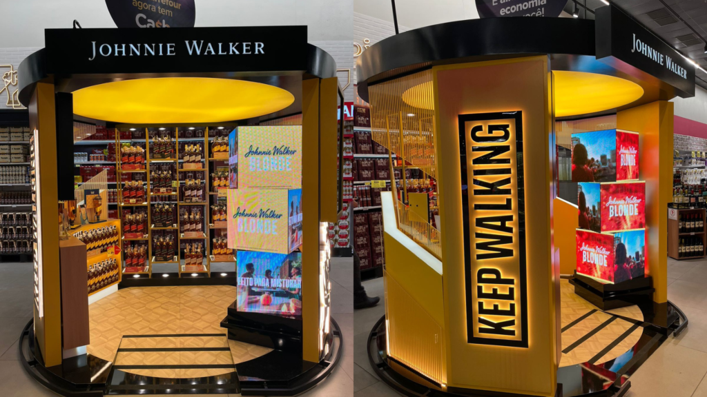Johnnie Walker e Score criam loja em formato de copo no Carrefour ...