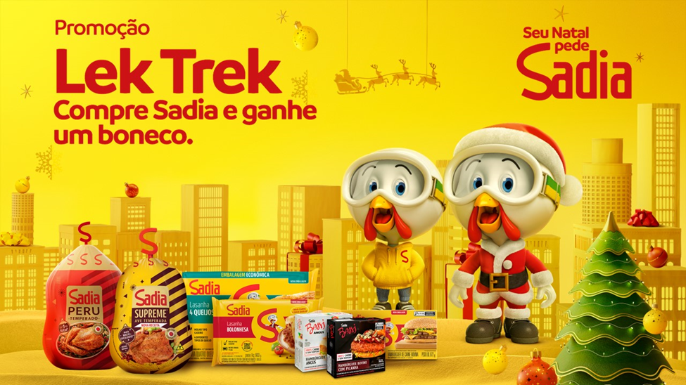 Sadia lança promoção de Natal com miniaturas exclusivas do Lek Trek ...