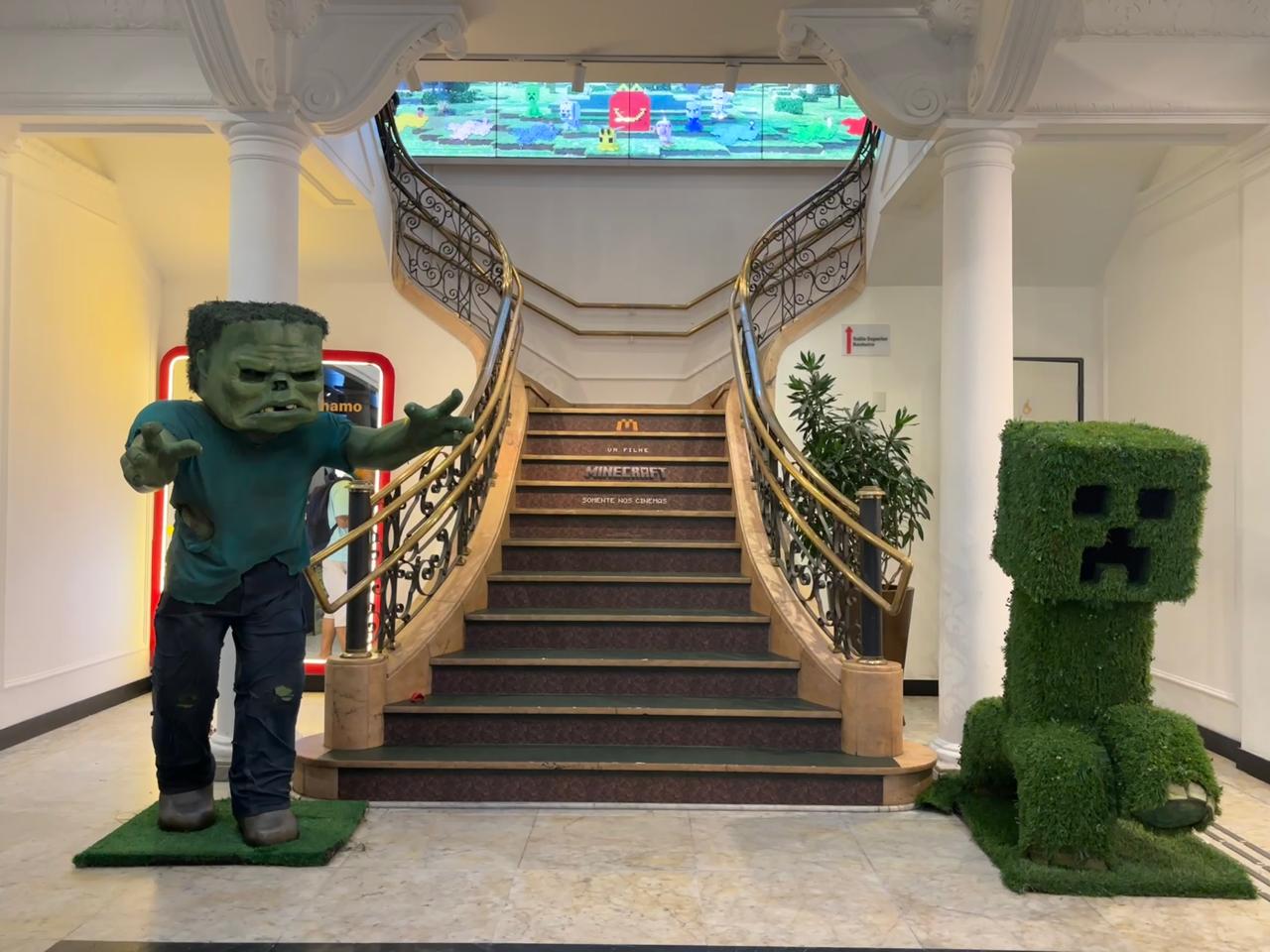 Méqui 1000 na Paulista mergulha no universo de "Um Filme Minecraft" com ...