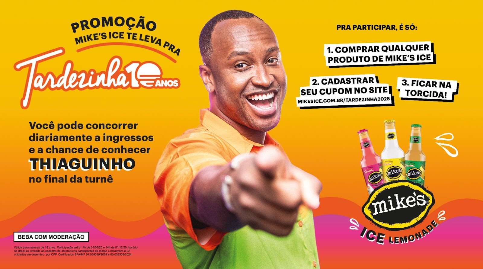 Mike’s Ice retorna como Ice oficial da Tardezinha 2025 e promove ...