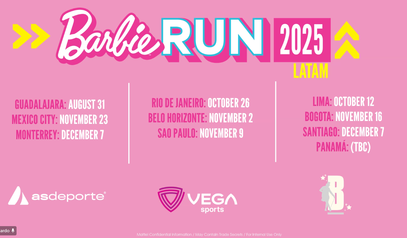 Barbie Run 2025 chega a três capitais brasileiras - Live MKT News