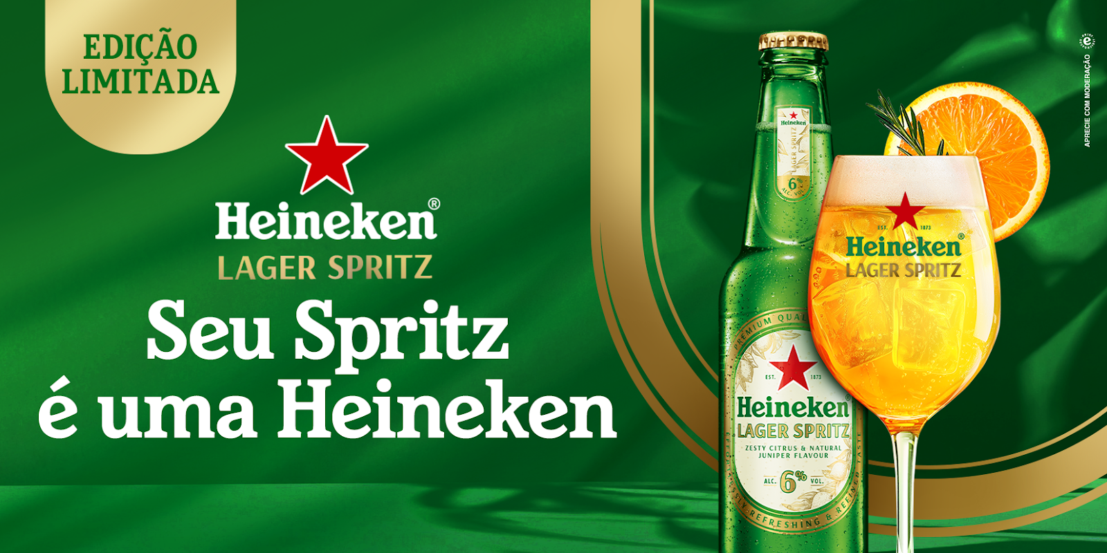Heineken lança Lager Spritz inspirada no clássico coquetel italiano ...