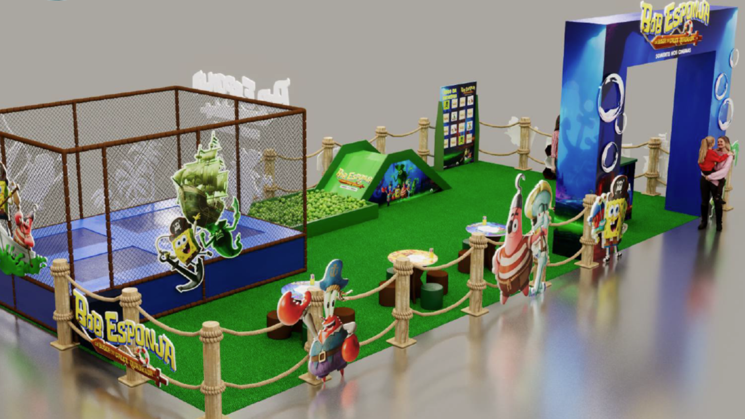 Shopping Vila Olímpia recebe espaço infantil temático do Bob Esponja ...